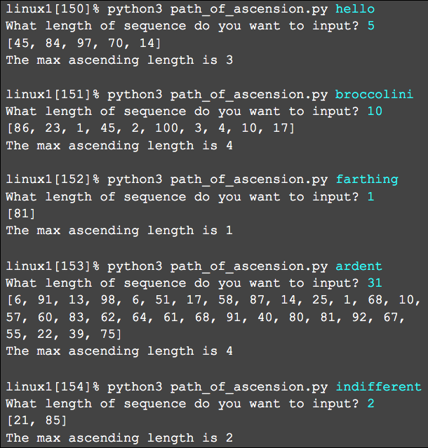 Solved Using random, seed, randint, generate a list that can | Chegg.com
