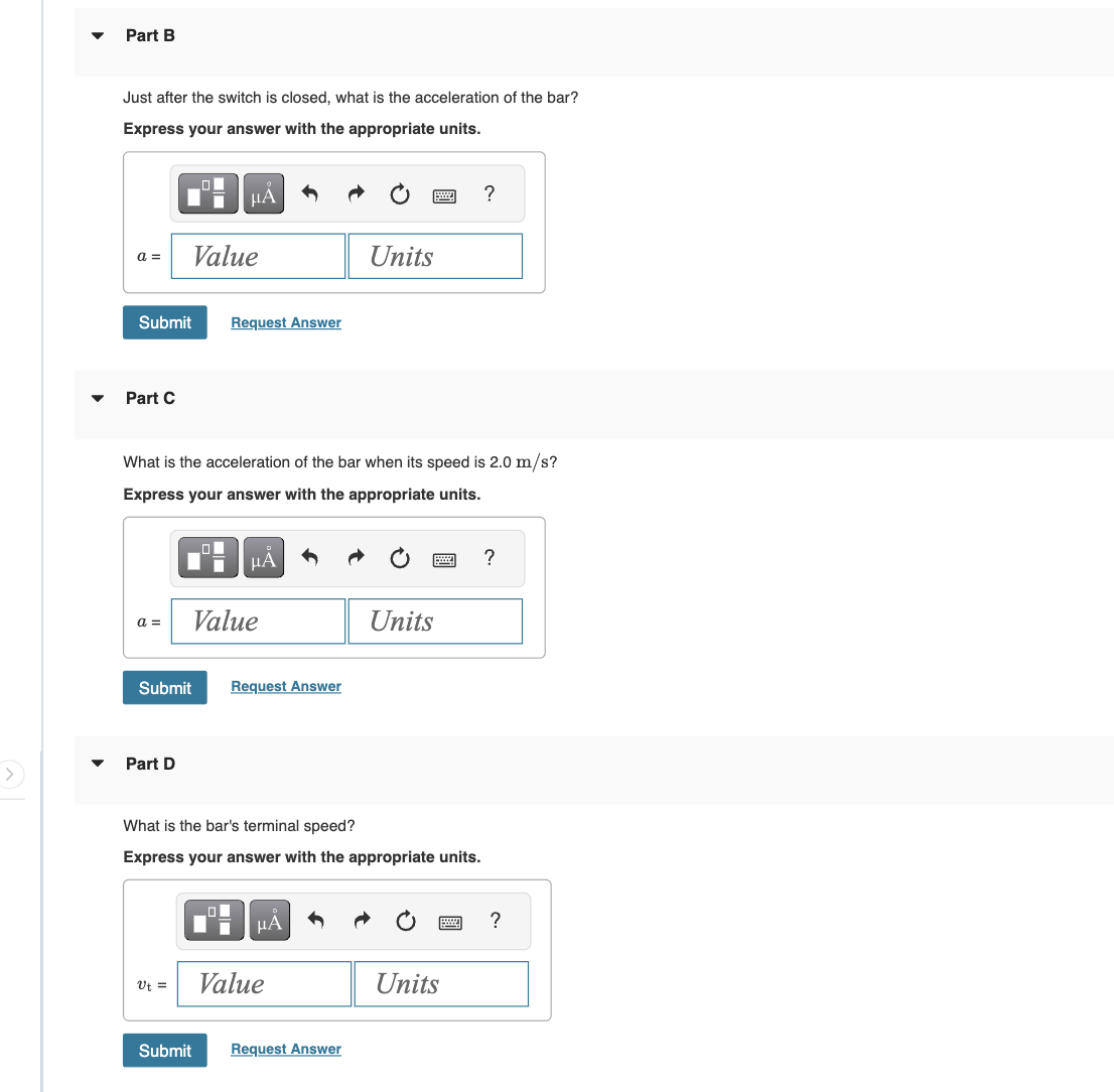 [Solved]: Part B Just after the switch is closed, what is t