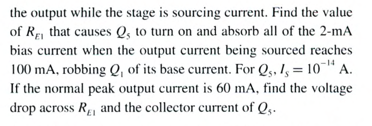 Solved 12.42 Figure P12.42 shows a class AB output stage | Chegg.com