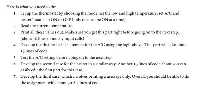 Solved Assignment 1: Control of Flow [1] Objectives: This | Chegg.com
