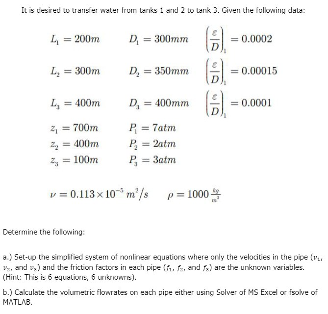 Solved Problem 3: Parallel Piping (Category: Difficult, | Chegg.com
