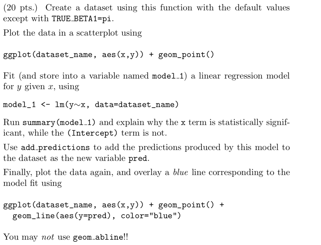 Solved Implement the following function in R; you can just | Chegg.com