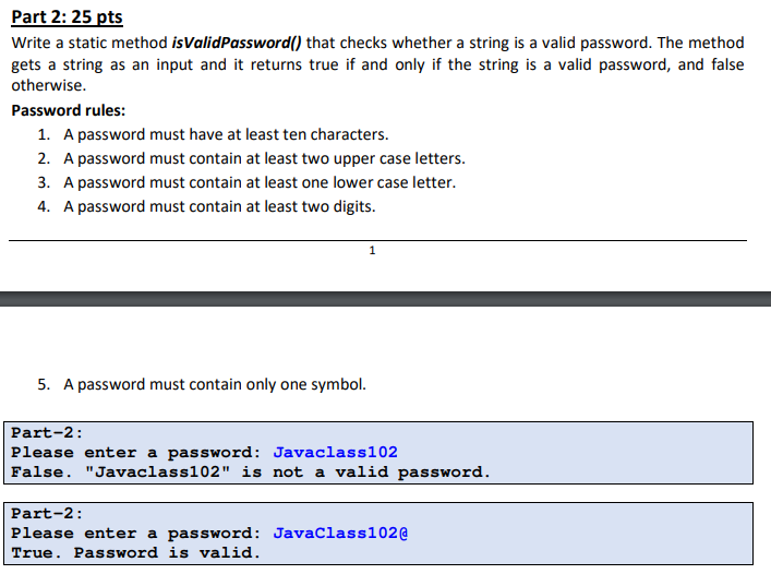 Solved Part 1: 25 pts A palindrome is a string that reads | Chegg.com