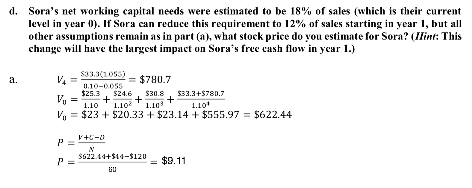 Solved I can't understand how to calculate increase in nwc | Chegg.com