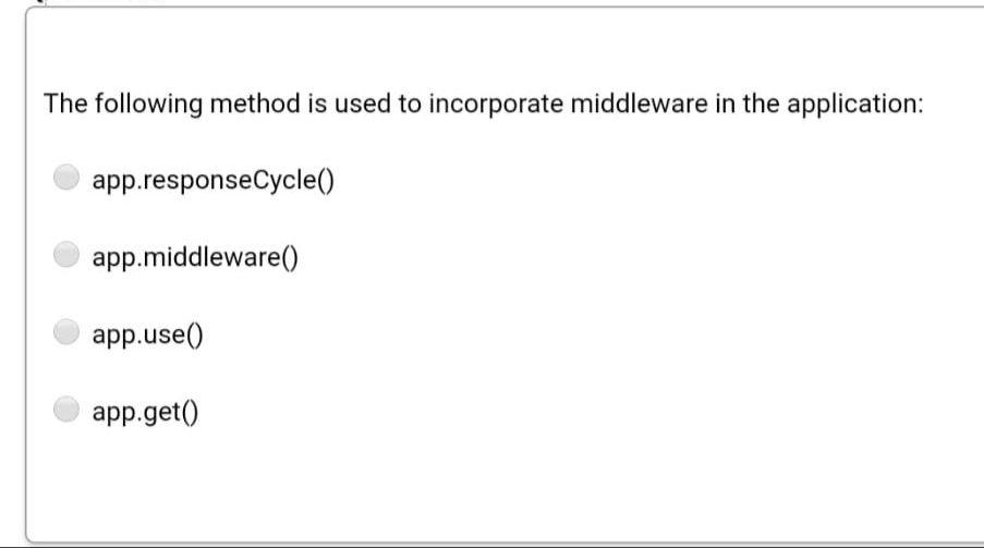 Solved Error handling middleware callback functions are | Chegg.com