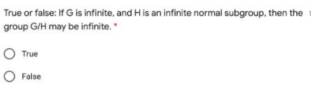 Solved 10 points Suppose G has order 12 and His a normal | Chegg.com