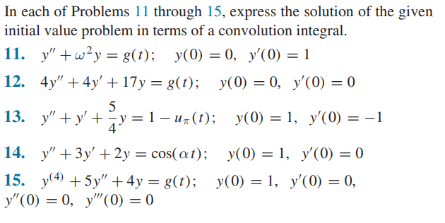 Solved In each of Problems 11 through 15, express the | Chegg.com
