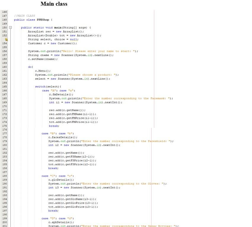 Solved Hi, Good Day! Given the program code below, kindly | Chegg.com