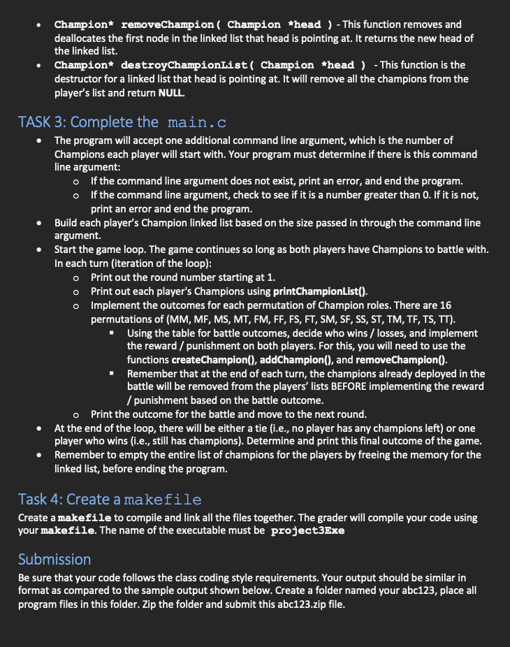 Overview The project is to create a turn-based | Chegg.com