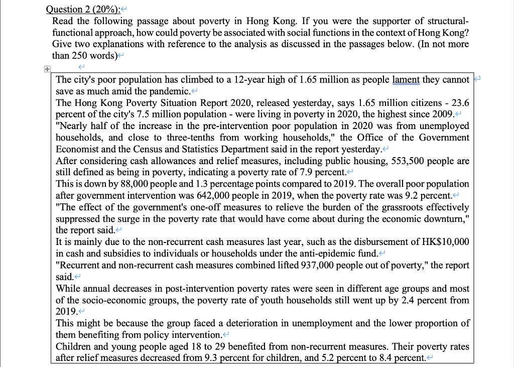 Solved Question 2 (20%):