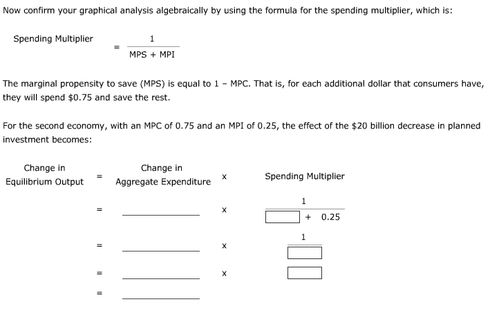 Solved 7. The multiplier and marginal propensity to import | Chegg.com
