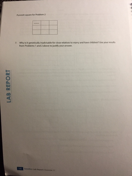 Solved EXERCISE 11: LAB REPORT Genetics Name: Date: 1. In | Chegg.com