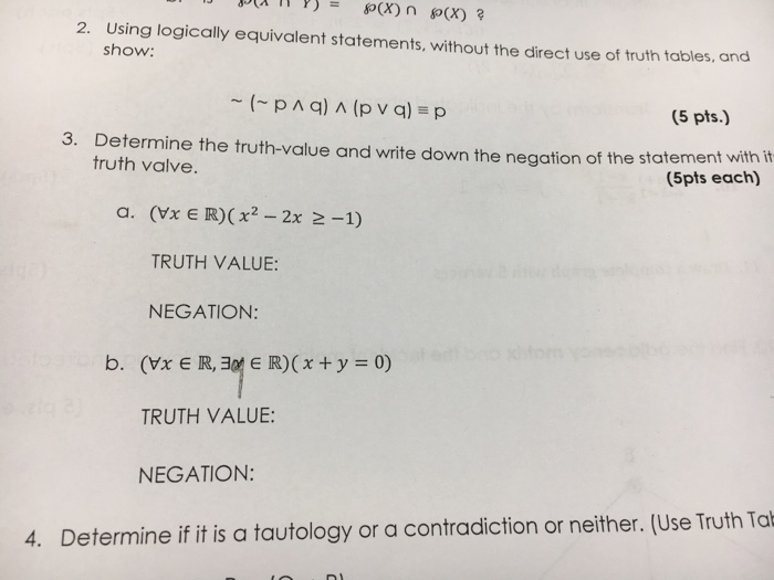 Solved n (x) ? Using logically equivalent statements, | Chegg.com