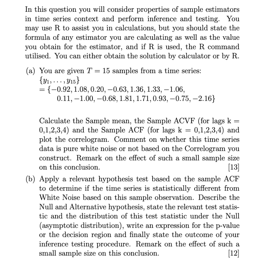Solved In this question you will consider properties of | Chegg.com