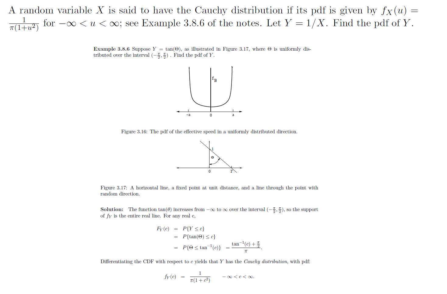 Solved 2 Cauchy Distribution A Random Variable X Is Said 