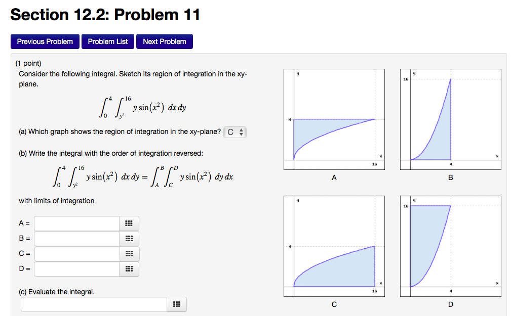 Solved Section 12.2: Problem 12 Previous Problem Problem | Chegg.com