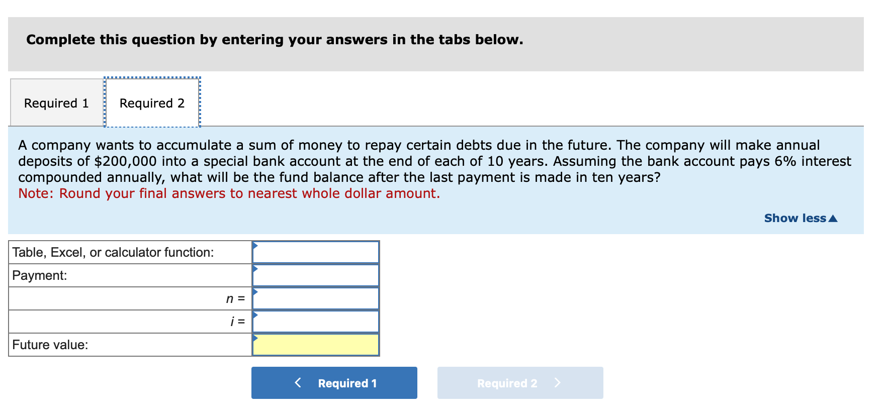 Exercise 5-15 (Algo) Future and present value [ | Chegg.com