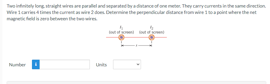 Solved Two infinitely long, straight wires are parallel and | Chegg.com