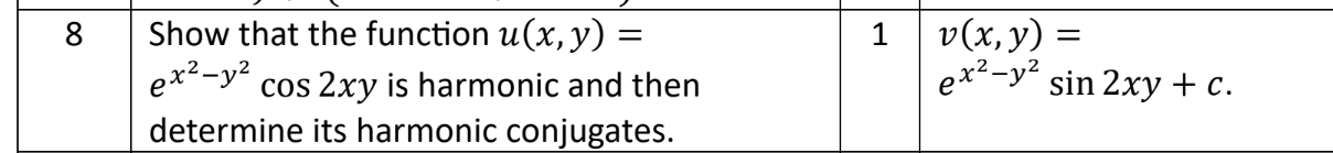 Solved Show that the function u(x, y) = ex2-y2cos 2xy is | Chegg.com
