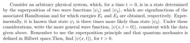 Solved Consider an arbitrary physical system, which, for a | Chegg.com