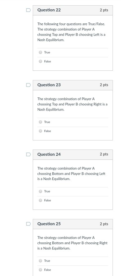 Solved Suppose that two players are playing the following | Chegg.com