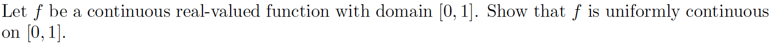 Solved Let f be a continuous real-valued function with | Chegg.com