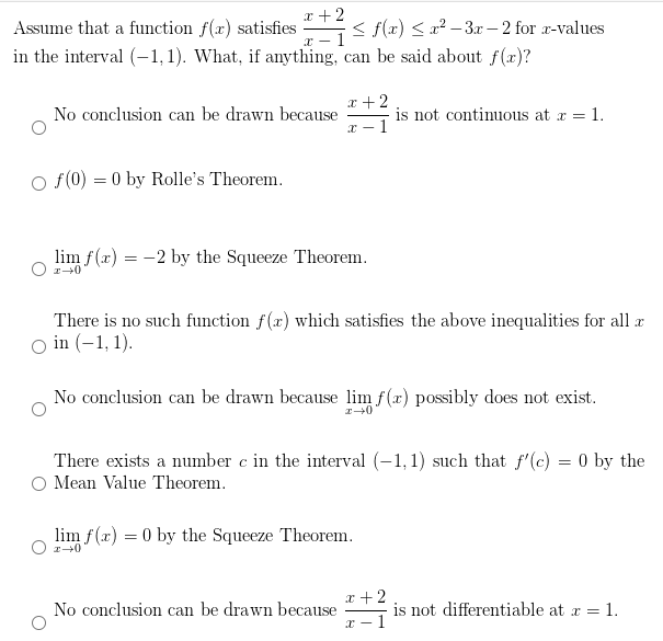 Solved .: +2 Assume that a function f(x) satisfies | Chegg.com