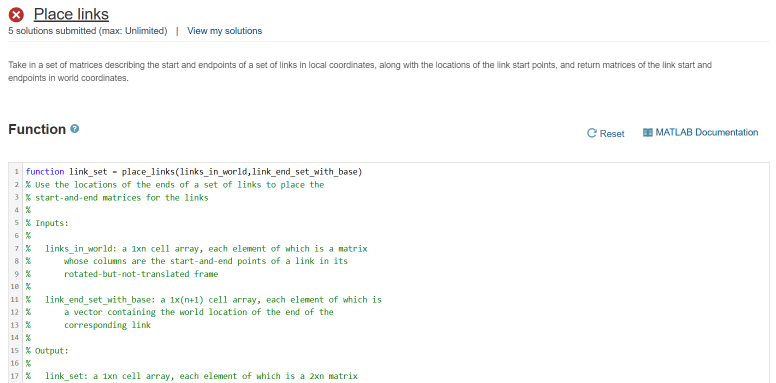 Solved X Place links 5 solutions submitted (max: Unlimited) | Chegg.com