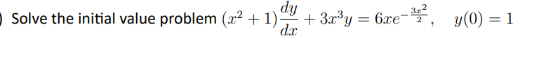 Solved Solve the initial value problem | Chegg.com