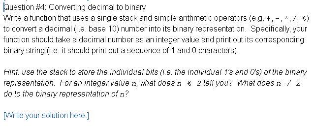 Solved Describe the solution in your answer. Note that | Chegg.com