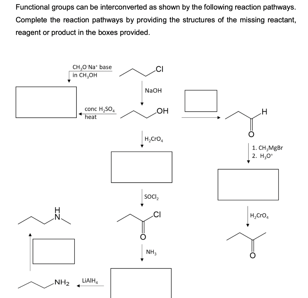 Solved Functional groups can be interconverted as shown by | Chegg.com