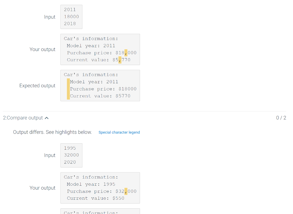 Solved class Car: def __init__(self): | Chegg.com