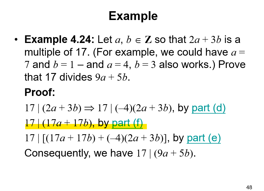 Solved Properties of Division Operation (2/3) - Theorem 4.3 | Chegg.com