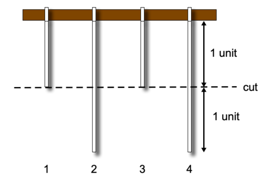 Solved in c++ program Cutting Rope There are many pieces of | Chegg.com