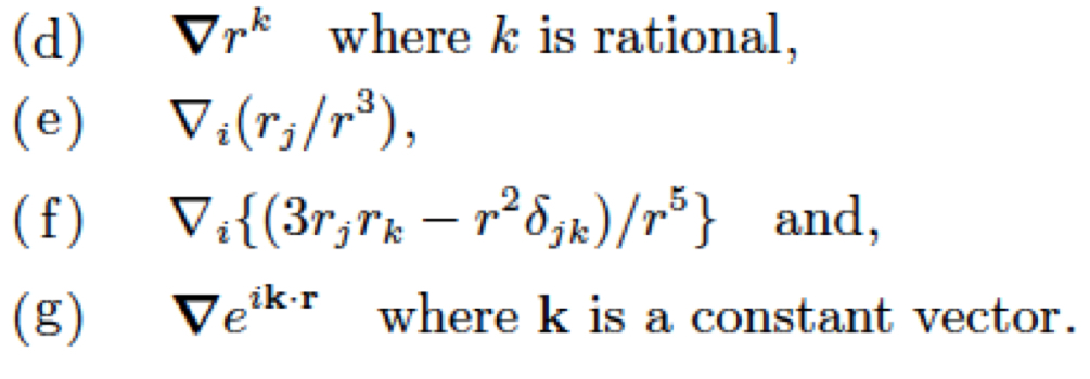 Solved given the vector r, use index (tensor notation to | Chegg.com
