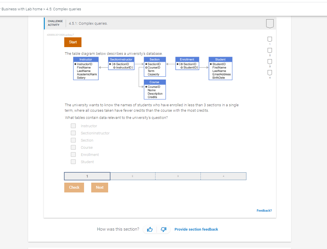 Solved The university wants to know the names of students | Chegg.com