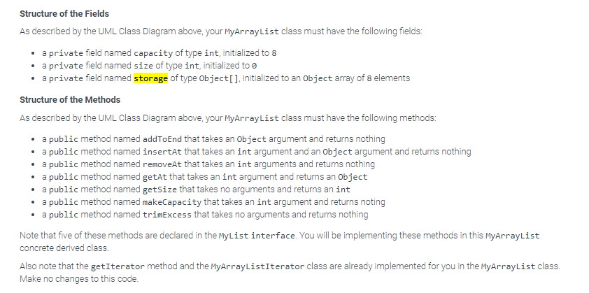 You are not allowed to use any of the standard Java | Chegg.com