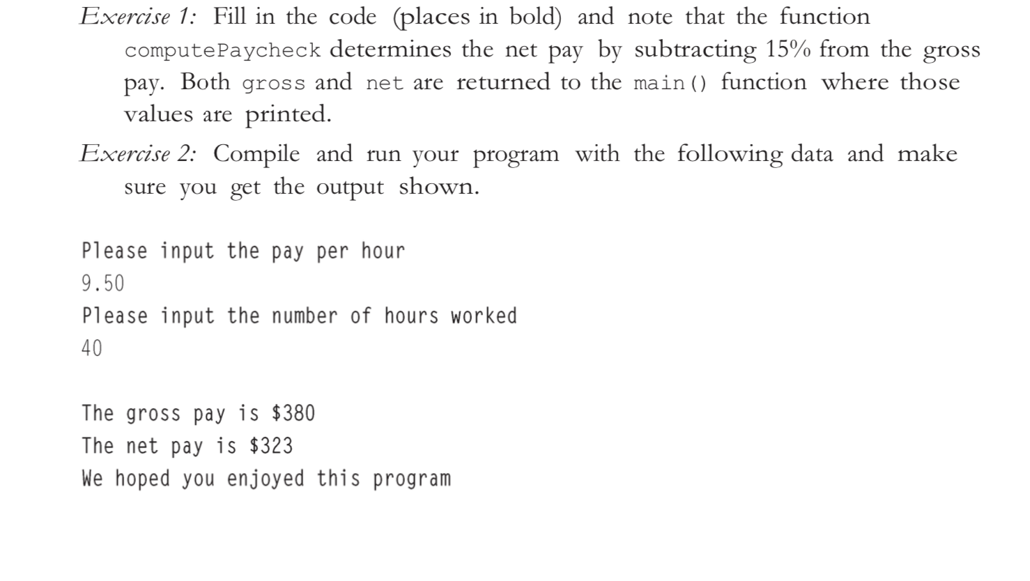 Solved LESSON 6.1B Lab 6.3 Introduction to Pass by Reference | Chegg.com