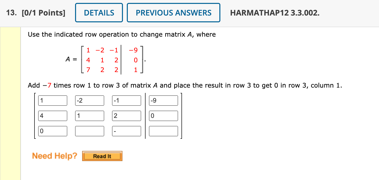 Solved 13. [0/1 Points] DETAILS PREVIOUS ANSWERS HARMATHAP12 | Chegg.com