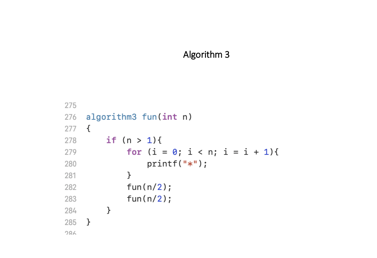 Solved For algorithm below: • define the relation | Chegg.com