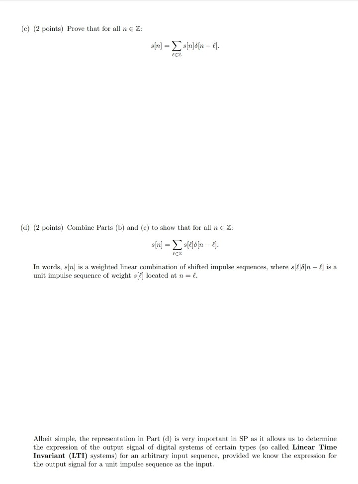 Solved 3. Problem 3 [Impulse). One of the most important | Chegg.com