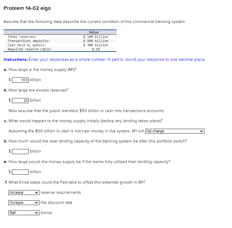 Solved I Am Stuck On D And E I Cannot Figure Out What I Am