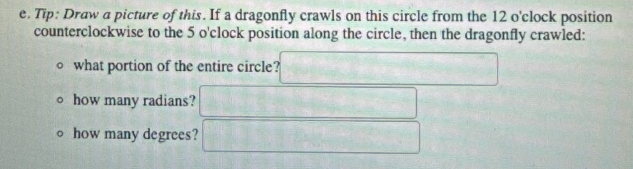 Solved Given: An angle measures 2.9 ﻿radians from its | Chegg.com