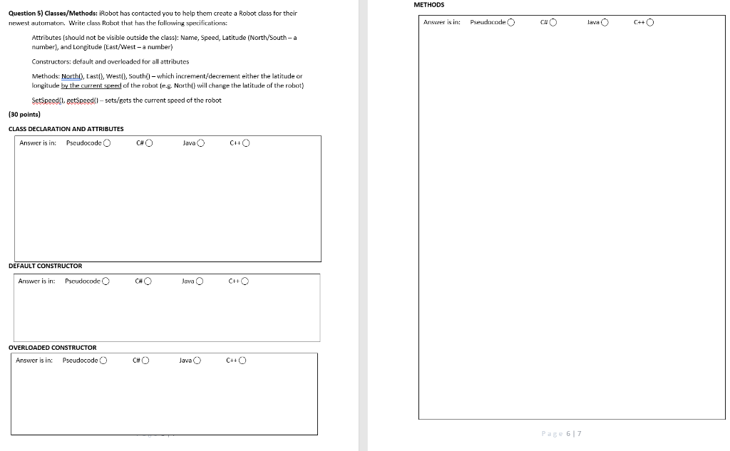 Solved METHODS sover is in: Pseudoctor CHO SVO CHO Question | Chegg.com