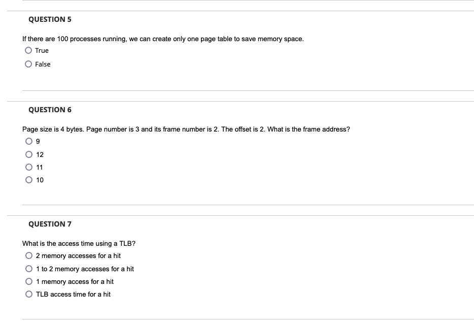 Solved If there are 100 processes running, we can create | Chegg.com