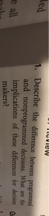 Solved Describe the difference between programmed and | Chegg.com