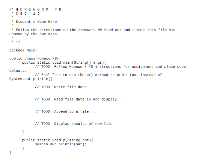 Solved Writing Reading And Appending A File The Purpose Of