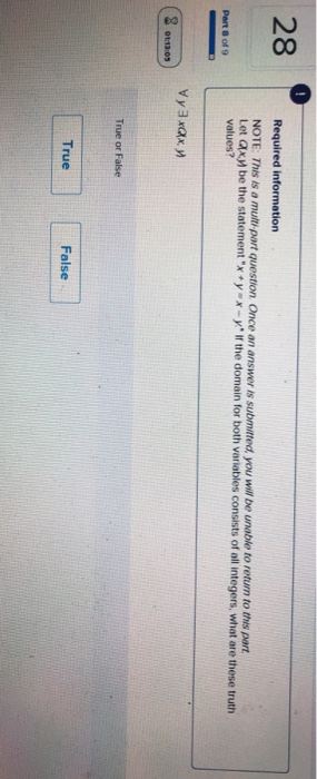 Solved 28 Required information N This is a multi-part | Chegg.com