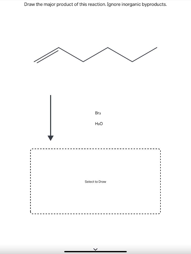 Solved Select to Draw Select to Draw HCl HBr,H2O2 H2Draw the | Chegg.com