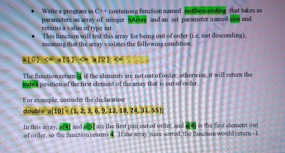 Solved Write A Program In Ch Containing Function Named